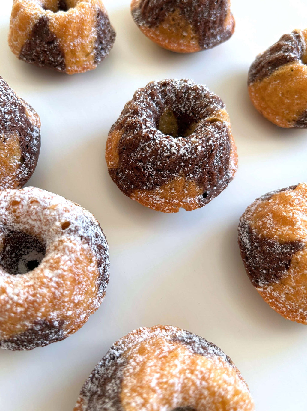 Receta de Mini Pastel Marmoleado