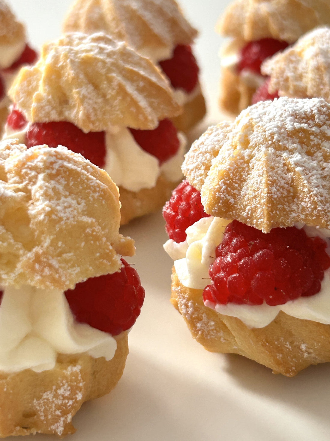 Raspberry Cream Puffs Recipe