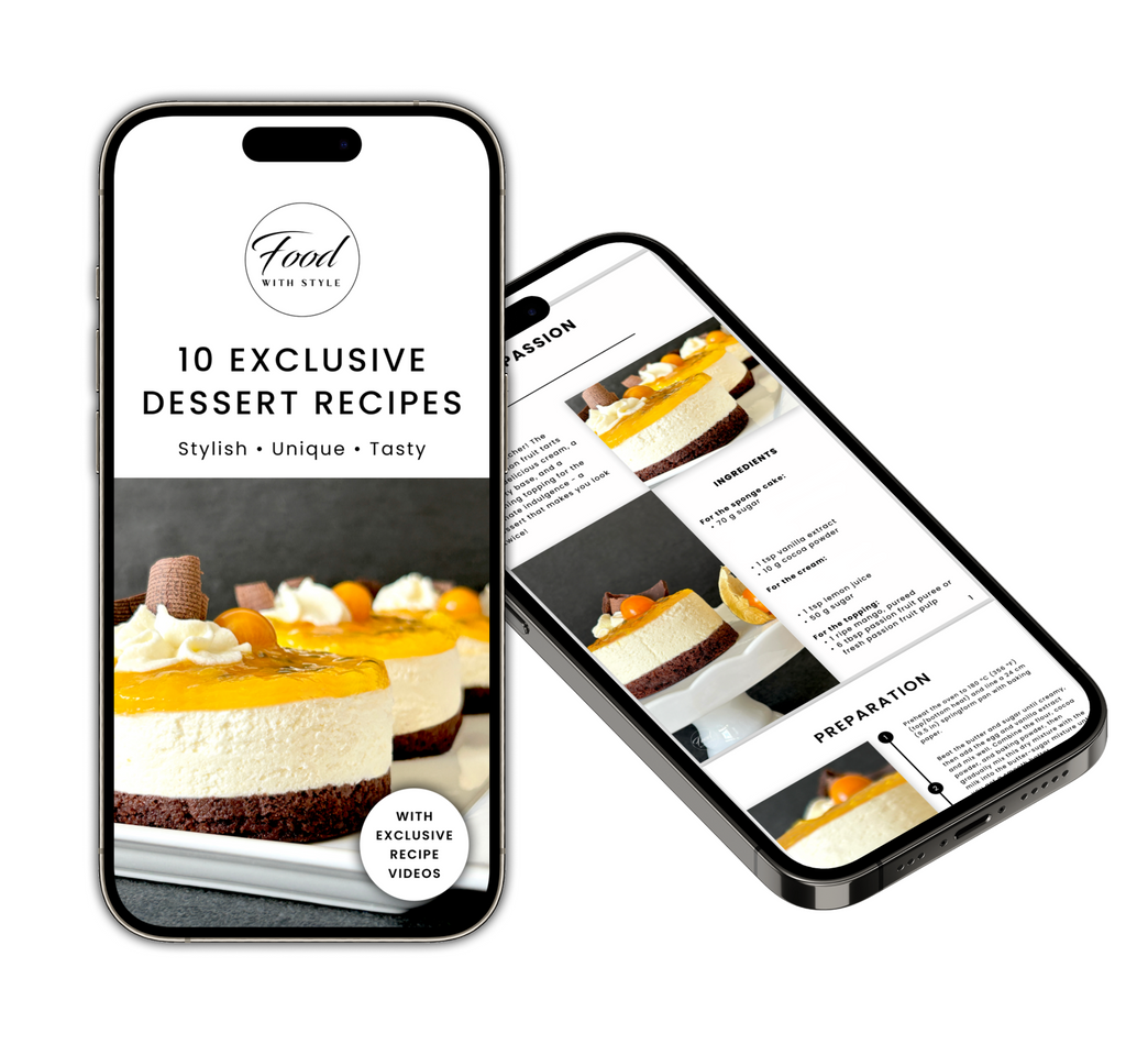 10 Exclusive Dessert Recipes - Food with Style E-Book 🤍